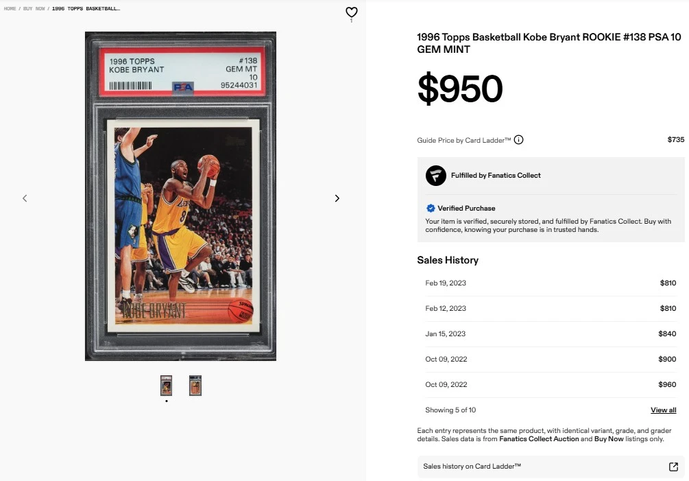 Fanatics Collect | Trading Cards, Memorabilia & More